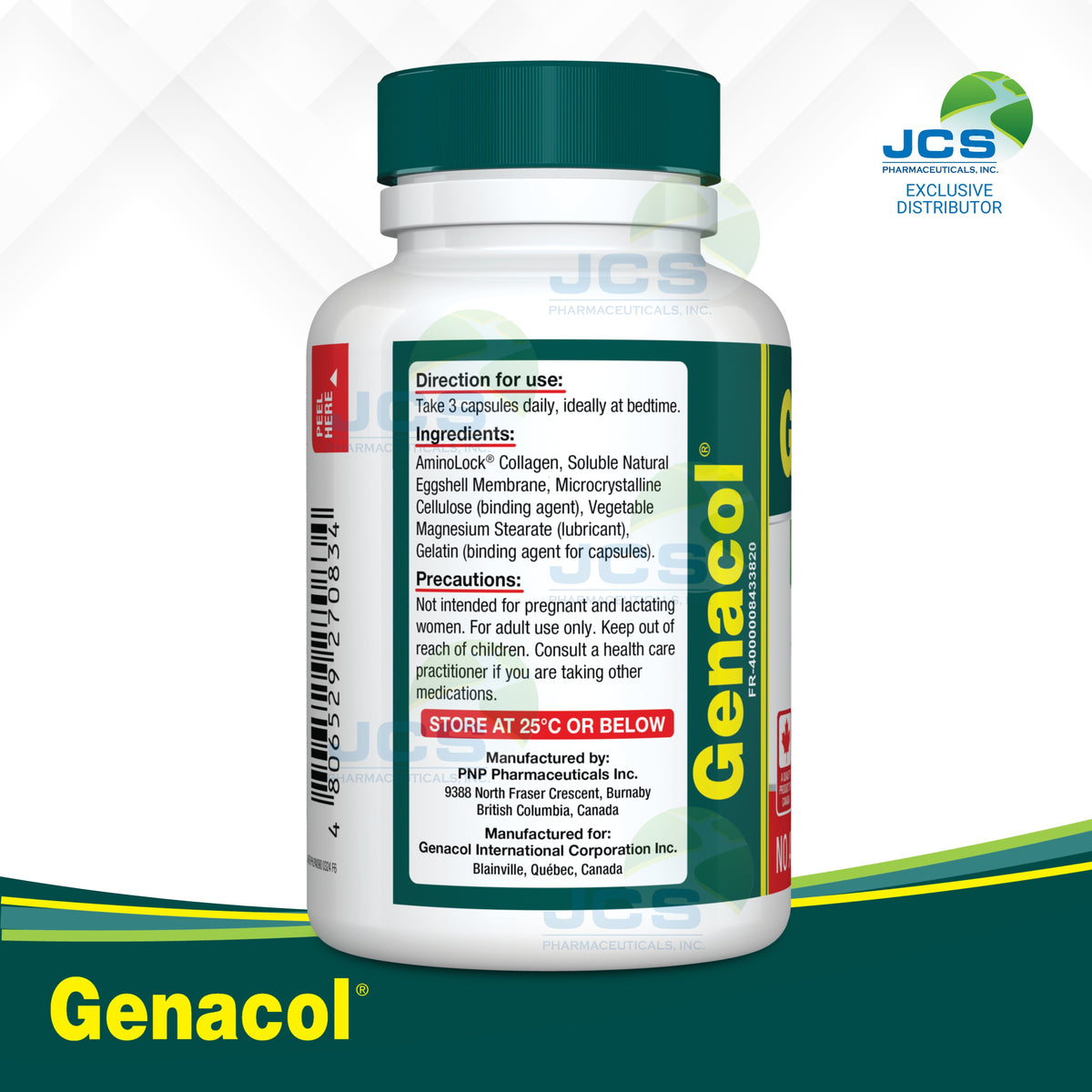 Genacol 5D AminoLock Collagen with Eggshell Membrane 90 Capsules – JCS Pharmaceuticals