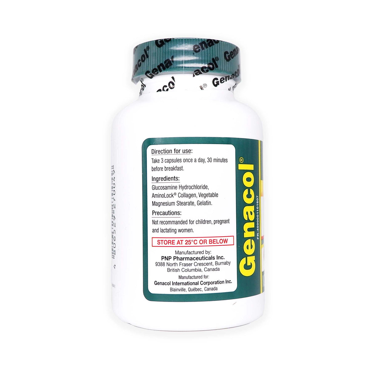 Genacol Plus AminoLock Collagen with Glucosamine 90 Capsules – JCS ...
